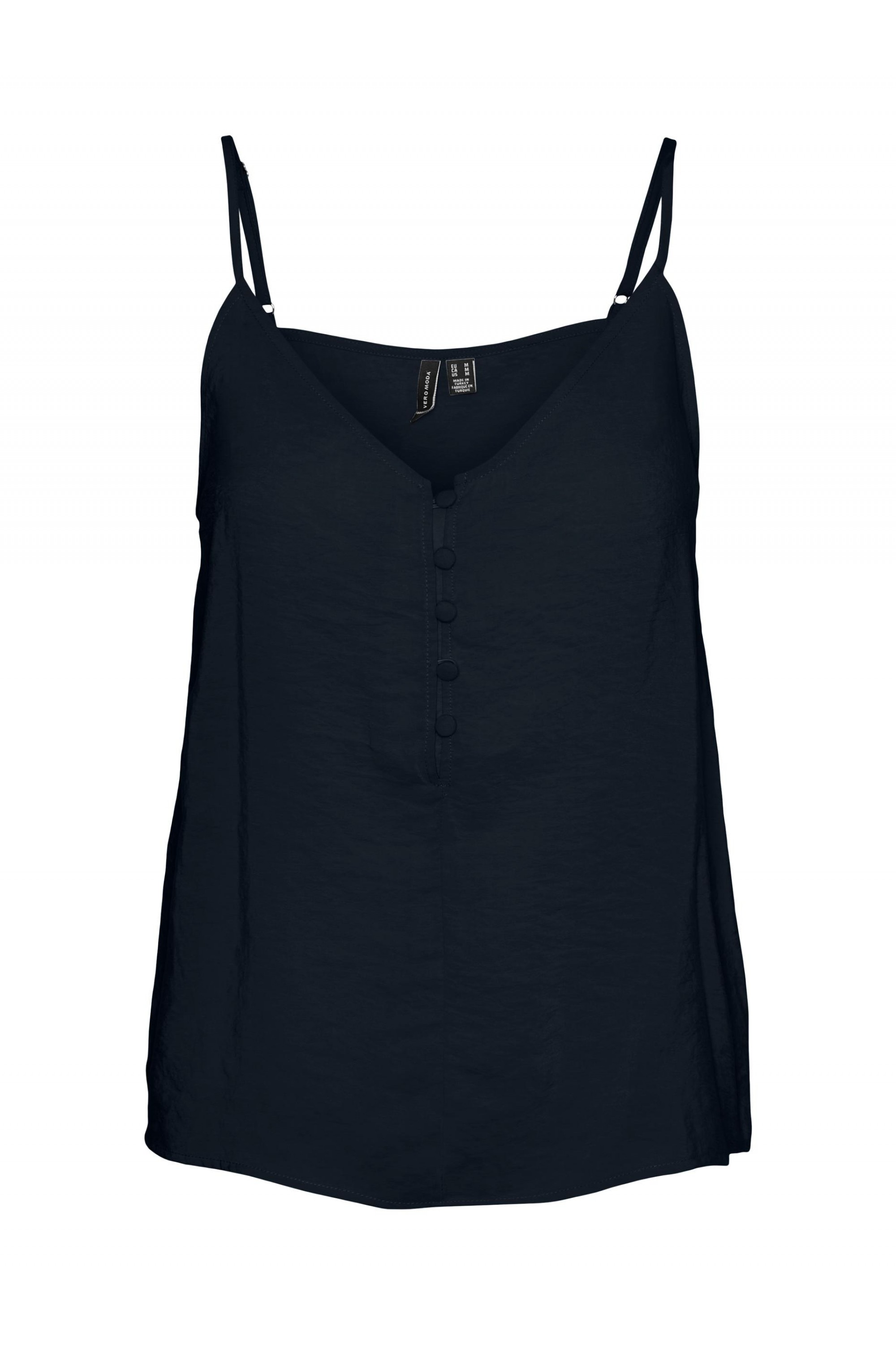 ΓΥΝΑΙΚΕΙΟ ΤΟΠ VERO MODA QUEENY SINGLET V-NECK TOP BLACK 10290455